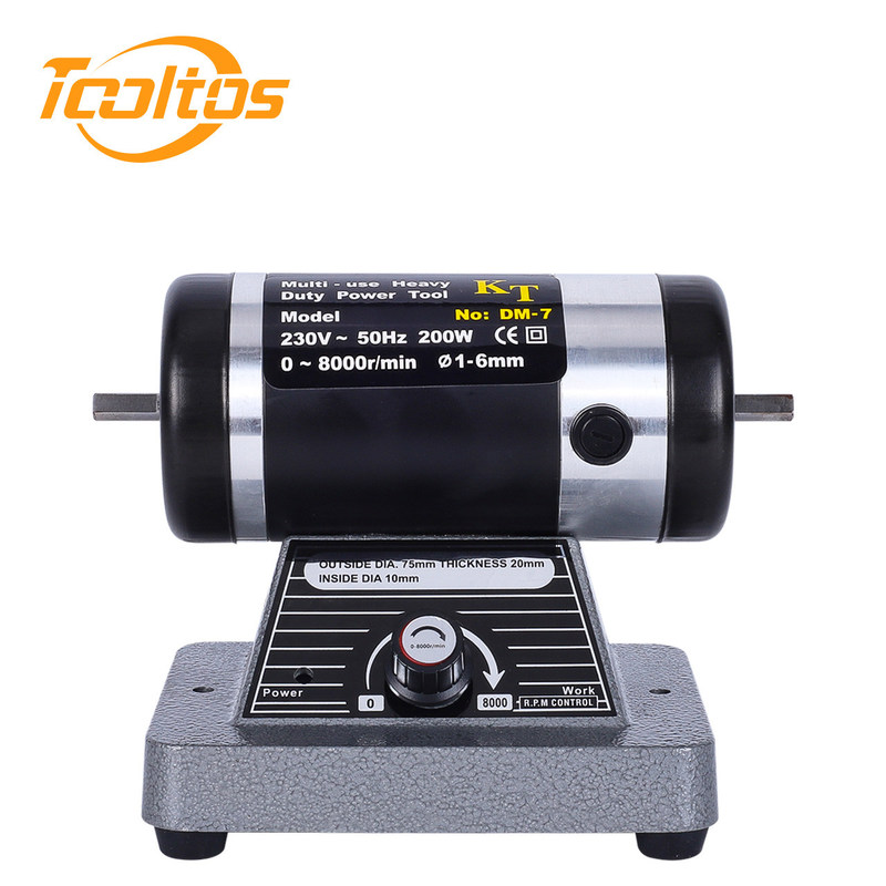 Tooltos DM-7 Powerful 200W Table Top Grinder Polisher 8000r/min Speed ...